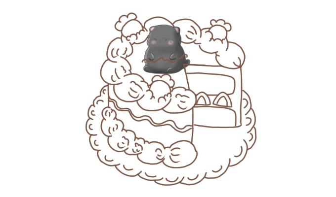 How to Draw Strawberry Cat Cake The Best - Mr Bon Art Co.