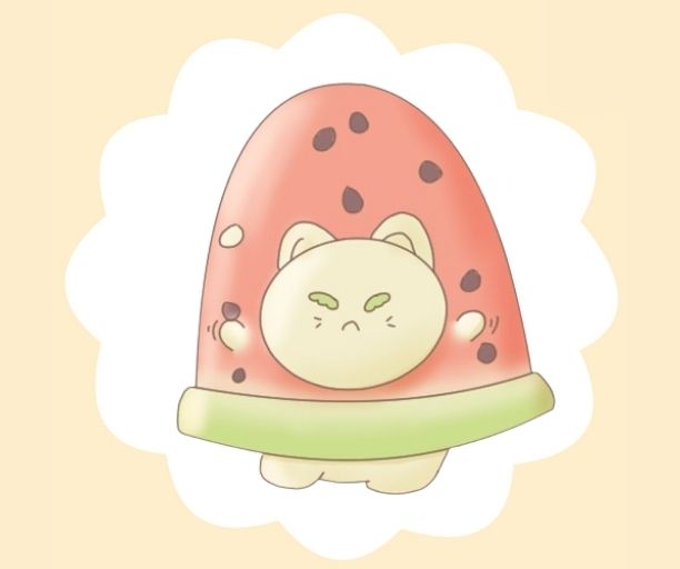 The EXACT Steps You Need to Draw a Watermelon Cute - mr bon art co
