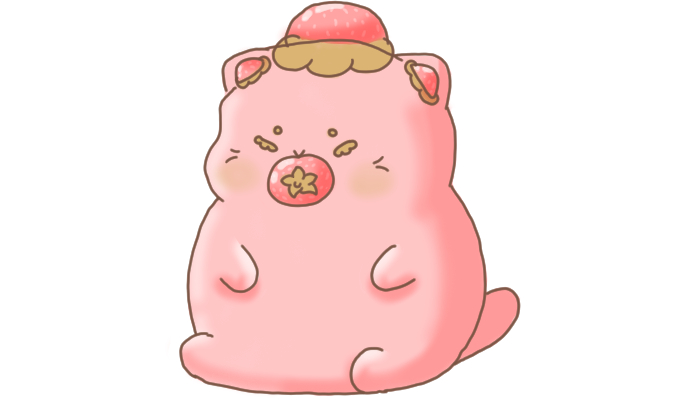 How to Draw a Strawberry Cat The Best - Mr Bon Art Co.